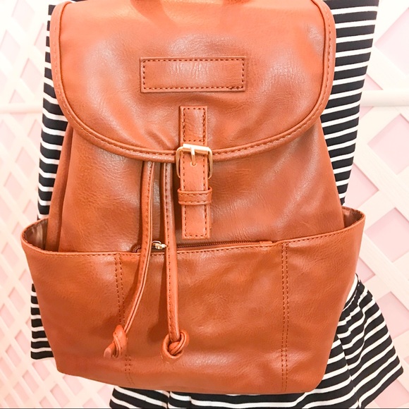Bags | Brown Backpack | Poshmark